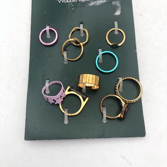 wild fable | Jewelry | 35 Wild Fable Set Of 1 Multicolor Rings | Poshmark